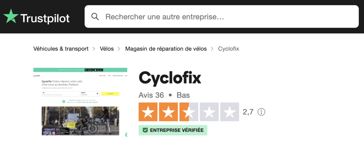 Cyclofix : pourquoi j'ai détesté réparer mon vélo avec ce service